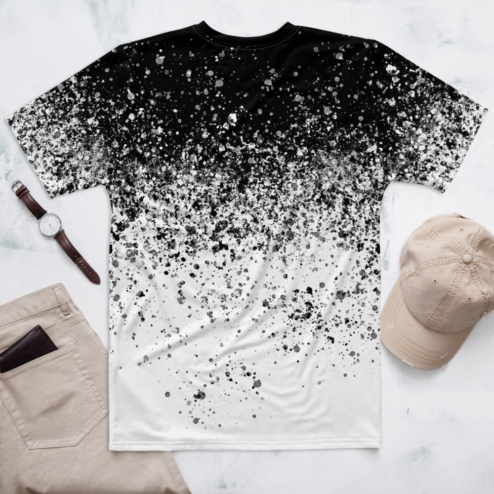 Men's T-shirt 'Gradient splatters' – Raminta ART